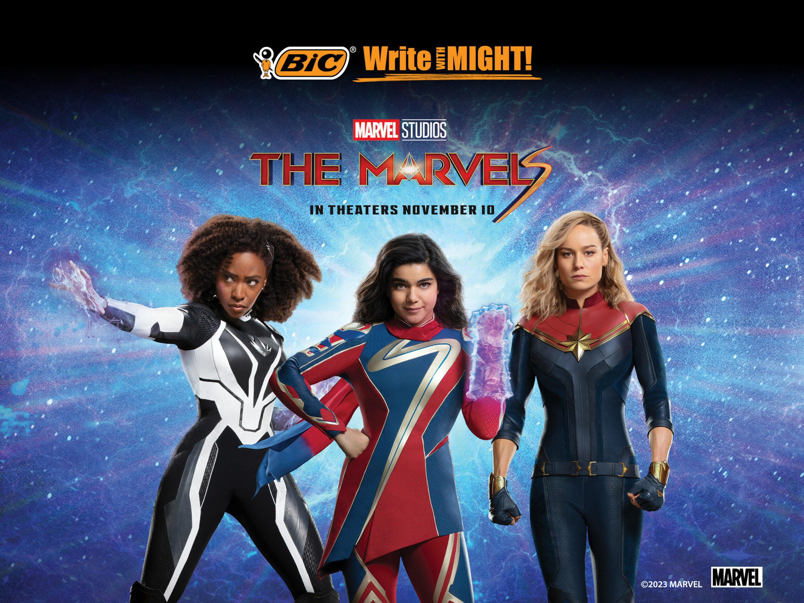 BIC JOINS FORCES WITH MARVEL STUDIOS’ “THE MARVELS” - IndieWrap